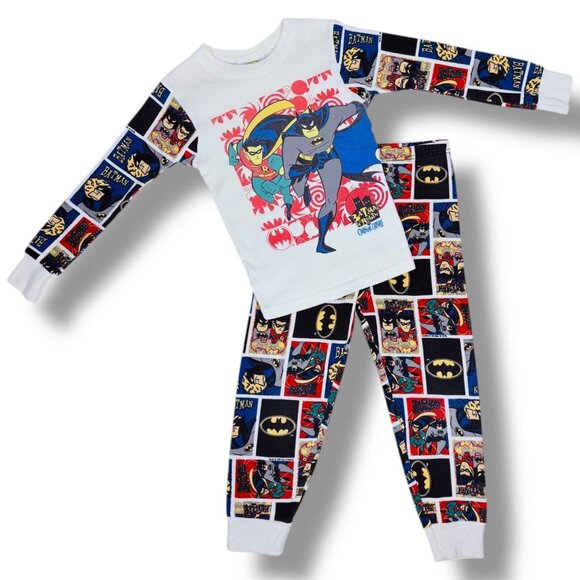 Batman | Pajamas | Vintage 99s 90s Batman Robin Aop Long Sleeve Pajamas ...